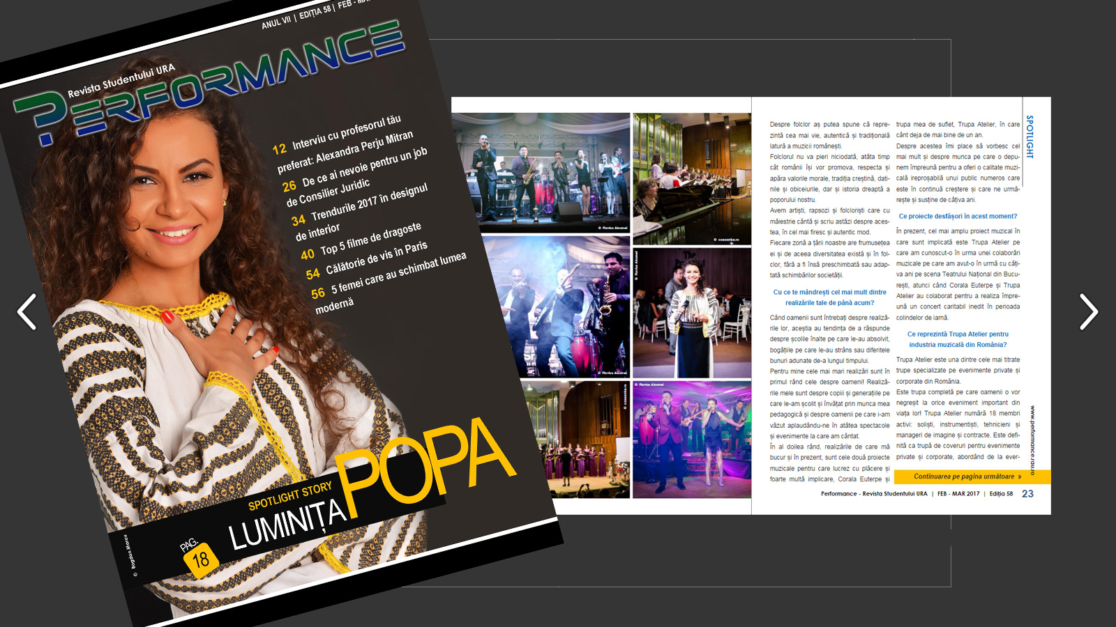 Luminița POPA, solista de muzică populară a Trupei Atelier, interviu în ...
